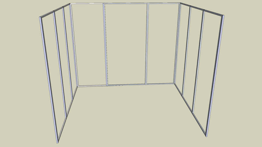 10 x 10 booth base | 3D Warehouse