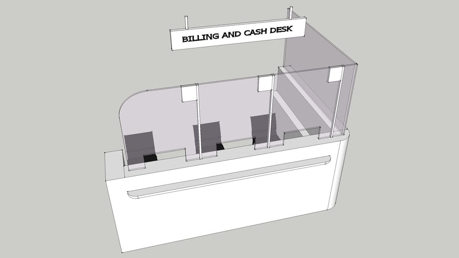 billing and cash desk | 3D Warehouse