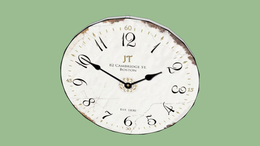 Antique clock | 3D Warehouse