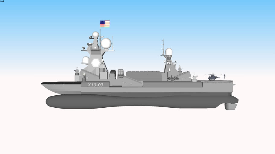 GENERAL DYNAMICS-BAE-ADVANCED NAVAL DRONE-SSN-X10-03-A1 | 3D Warehouse