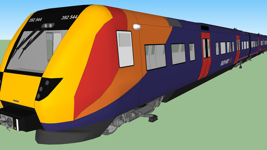 Class 392 South West Trains 4-Car | 3D Warehouse