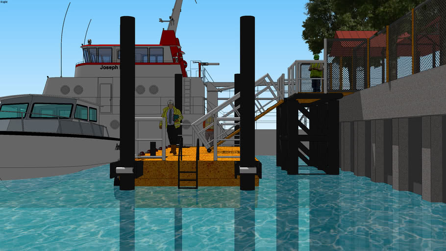 Floating Dock model 1 | 3D Warehouse