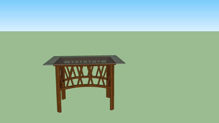 Rattan End Table | 3D Warehouse