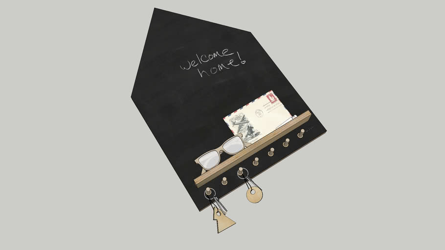 Key holder | 3D Warehouse