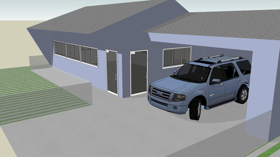 Small modern house. | 3D Warehouse