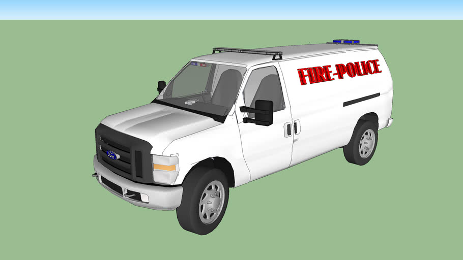 FIRE-POLICE VAN | 3D Warehouse