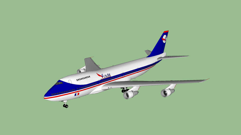 Volee Airlines Boeing 747-200 | 3D Warehouse