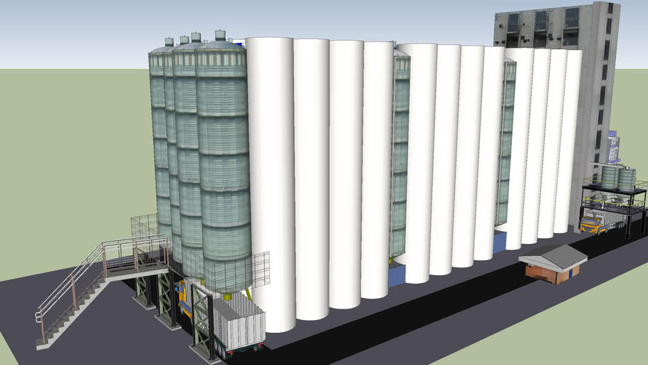 N Silos | 3D Warehouse