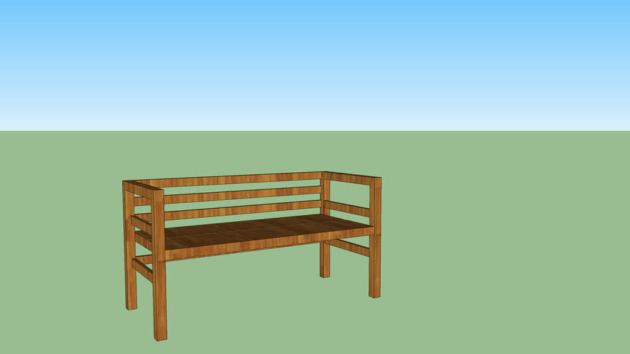 garden bench | 3D Warehouse