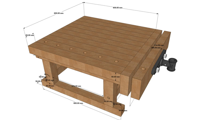 benchtop+bench | 3D Warehouse