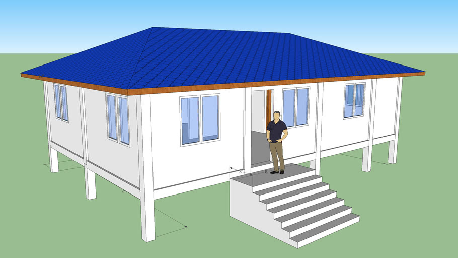 1 Story Building | 3D Warehouse