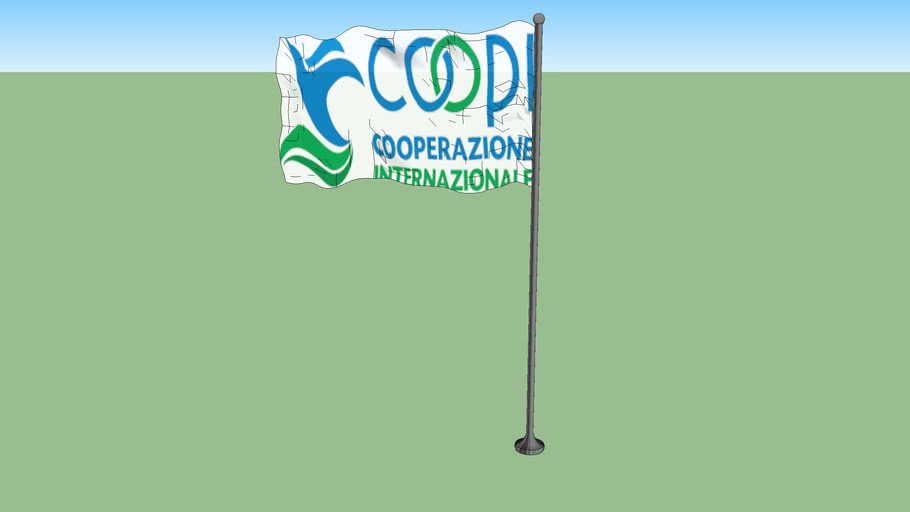 COOPI International Cooperation flag | 3D Warehouse