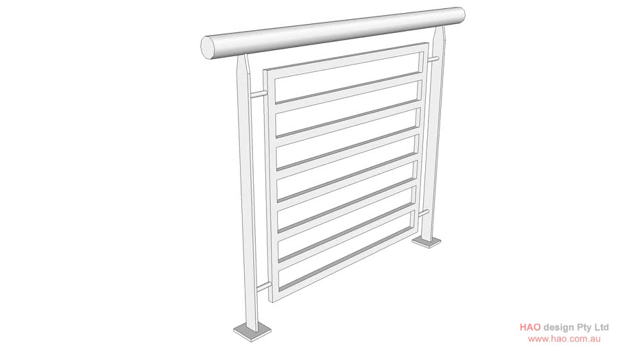 Handrail 1 | 3D Warehouse