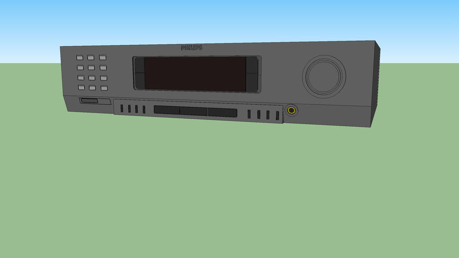 Philips (M. FT930) stereo AM/FM tuner | 3D Warehouse