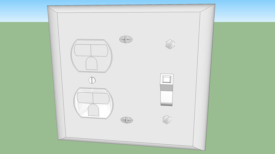 light switch-outlet combo | 3D Warehouse