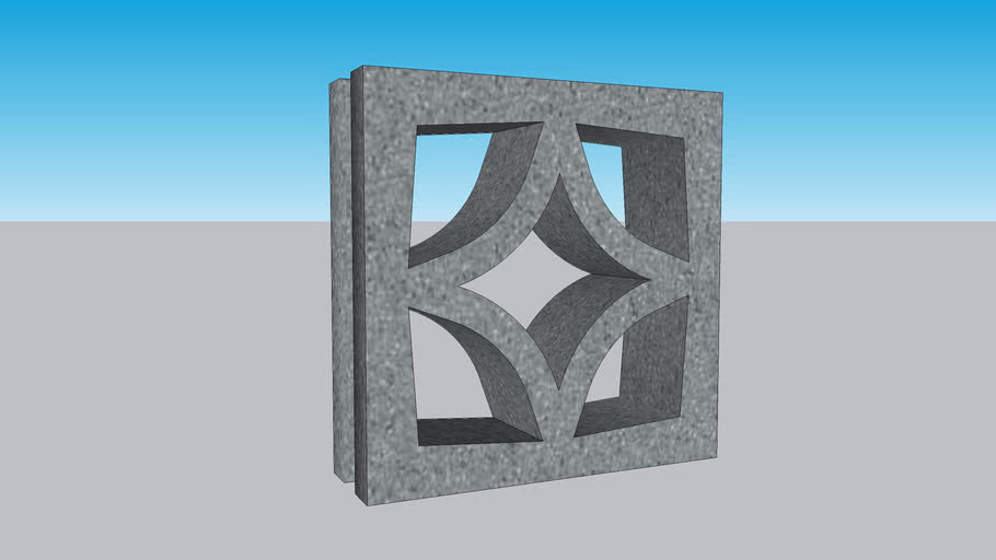Breeze-Block Star | 3D Warehouse