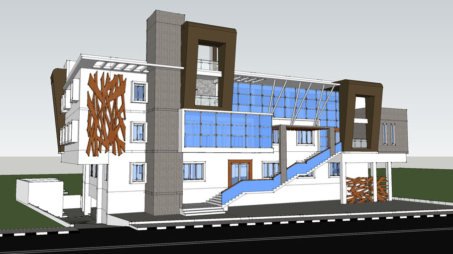 Modern Hall | 3D Warehouse