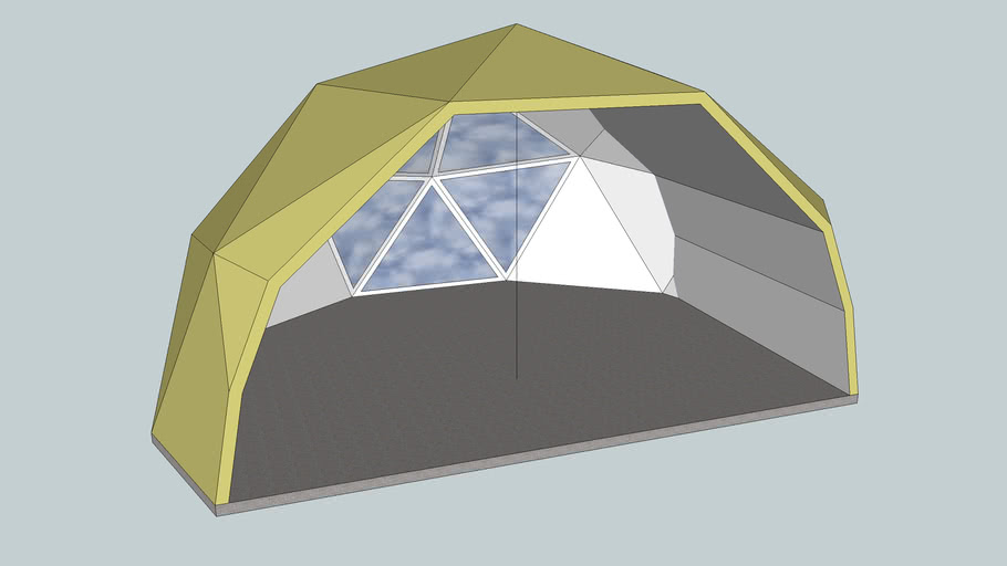 F2 Geodesic Dome Garage | 3D Warehouse