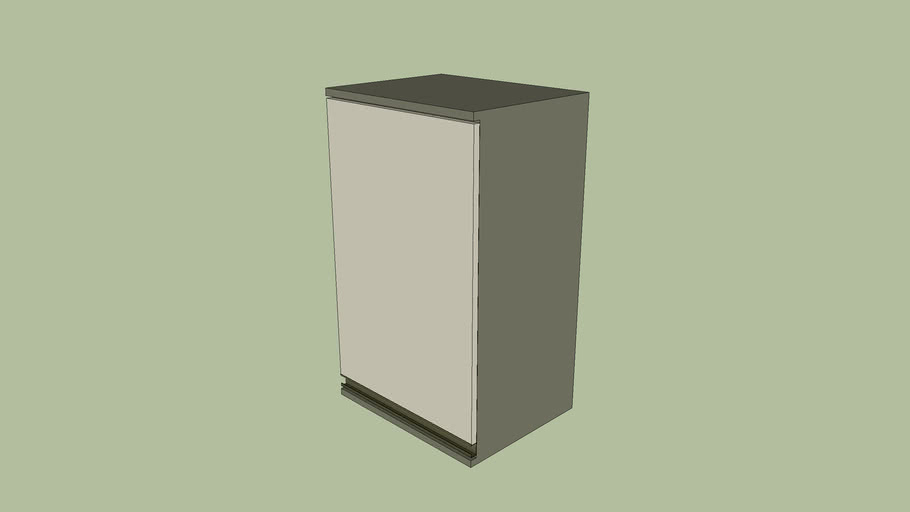 Cozinha Henn - Connect - Aéreo 01 Porta 400mm 675x400x315 | 3D Warehouse