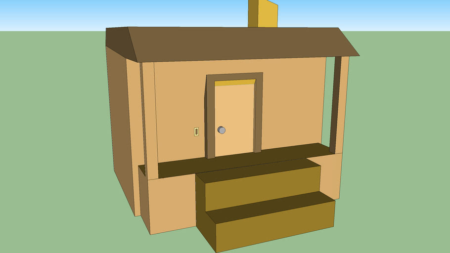 wooden hut | 3D Warehouse