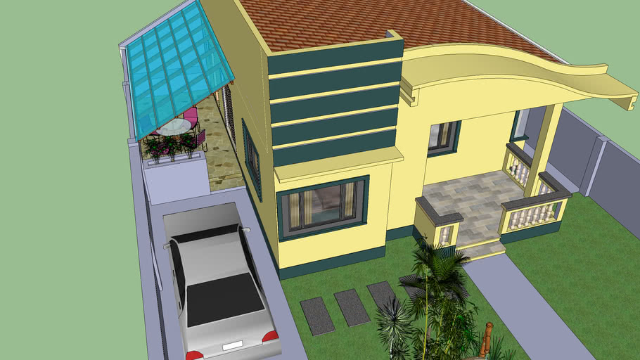 Single Storey Simple Residence | 3D Warehouse