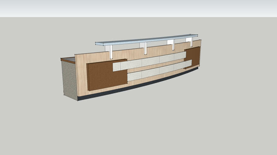 Meja Kasir | 3D Warehouse