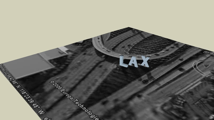 LAX Letters | 3D Warehouse