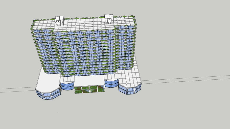 APARTEMEN GREEN BUILDING | 3D Warehouse