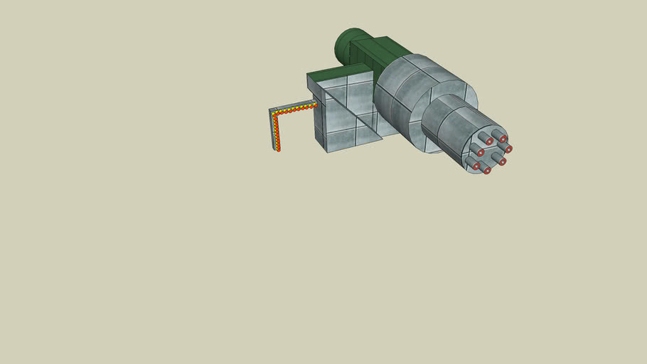 Minigun | 3D Warehouse