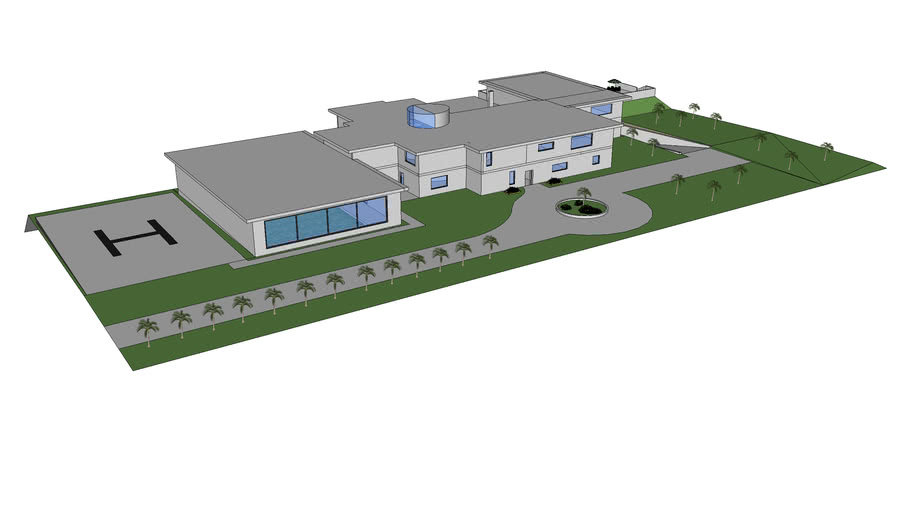 Modern house | 3D Warehouse