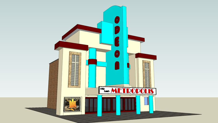 Art Deco Cinema | 3D Warehouse