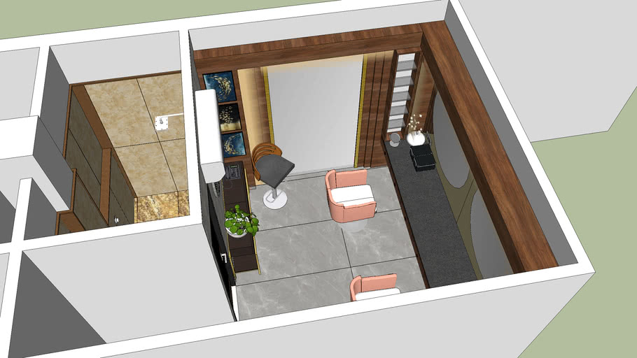 Beauty Parlour_First Floor_Make Up Room | 3D Warehouse
