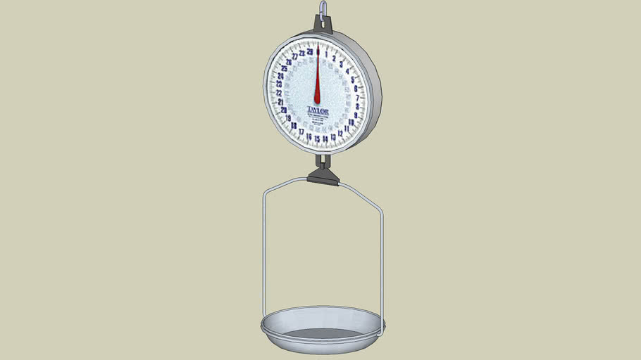 Hanging Dial Scale | 3D Warehouse