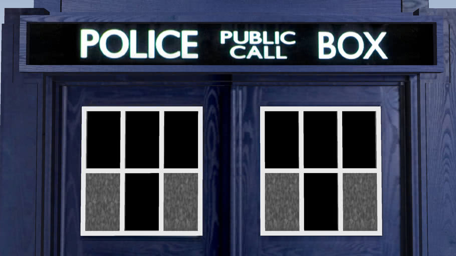 TARDIS Police Box at Wetherby Police Station UK | 3D Warehouse