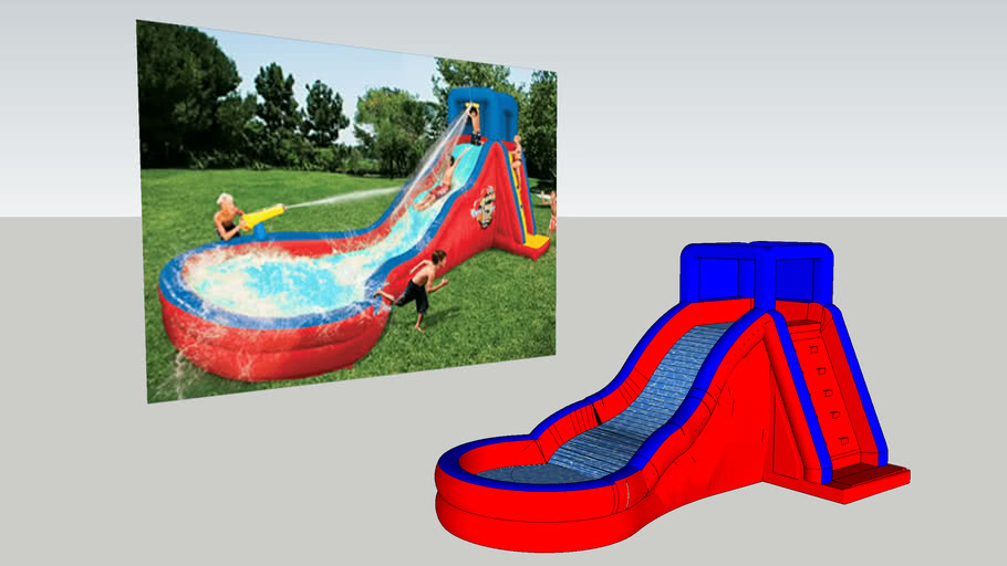 Надувной бассейн / Inflatable pool | 3D Warehouse