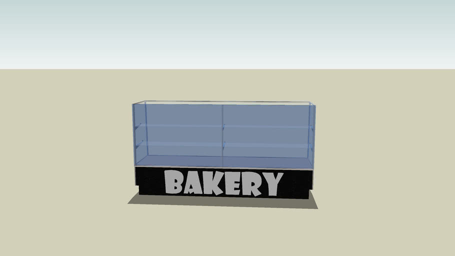 counter for bakery | 3D Warehouse
