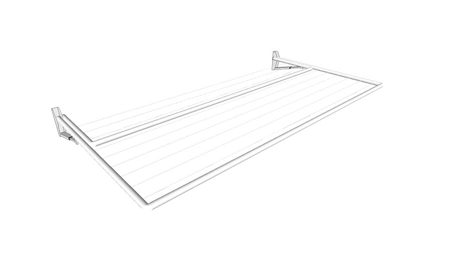 Wall mounted clothes line | 3D Warehouse