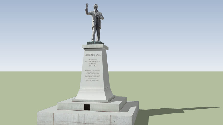 Jefferson Davis Statue | 3D Warehouse