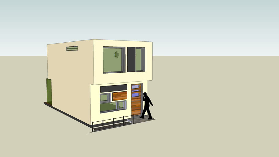 small modern house | 3D Warehouse