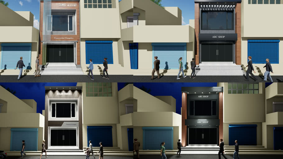 SHOP ELEVATION+COMMERCIAL SHOP | 3D Warehouse