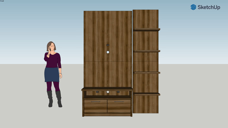 Painel e Rack Serie Projetos | 3D Warehouse