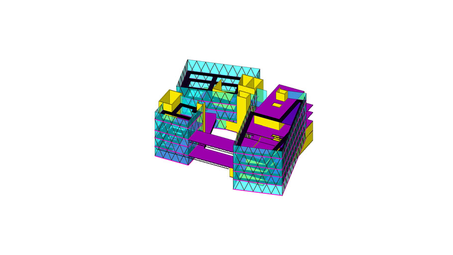 Vertical farm concept model with structure | 3D Warehouse