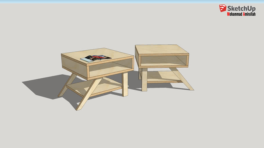 Retro Coffee Table | 3D Warehouse