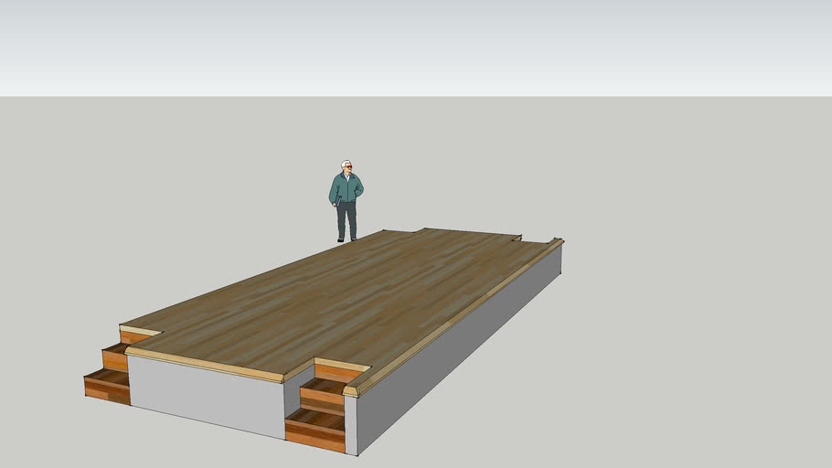 Elevated Platform Stage | 3D Warehouse