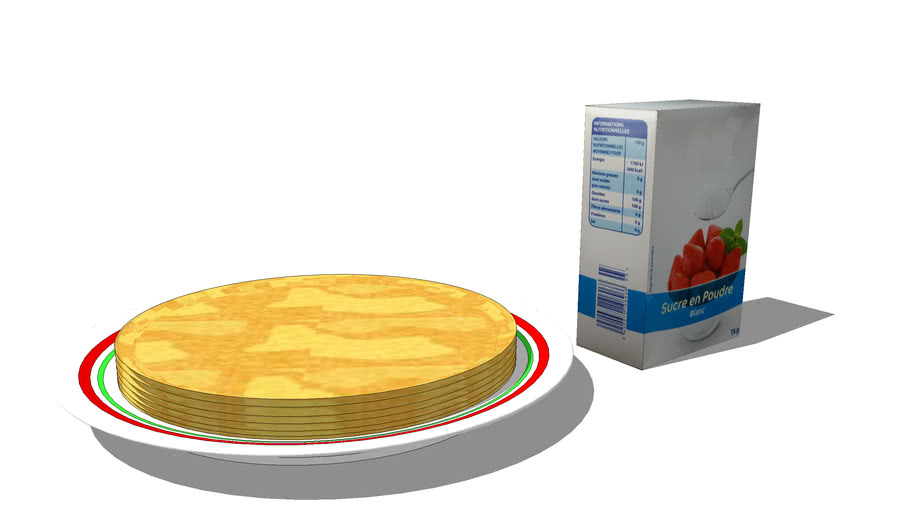 Crêpes / Pancakes | 3D Warehouse