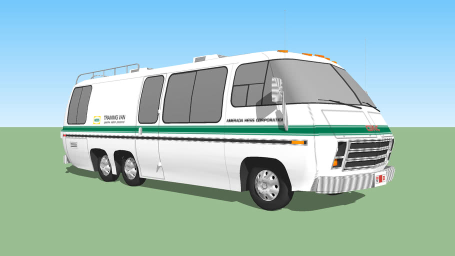 GMC Motorhome/Transmode - Amerada Hess Training Van | 3D Warehouse