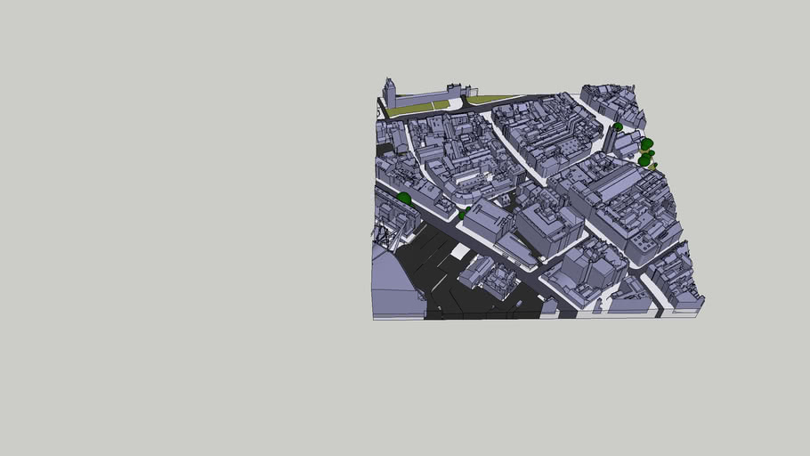 Accurate 3D Cardiff model sample | 3D Warehouse