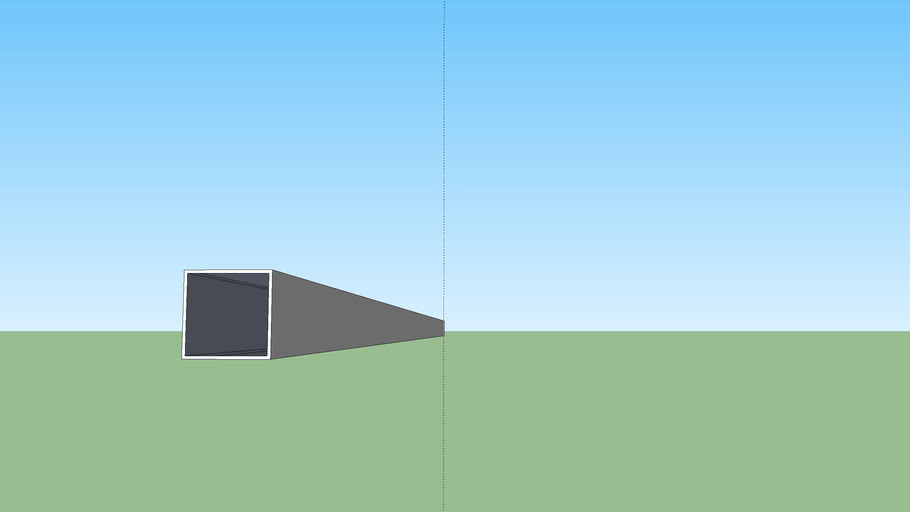 Square Tubing 4cm x 4cm | 3D Warehouse