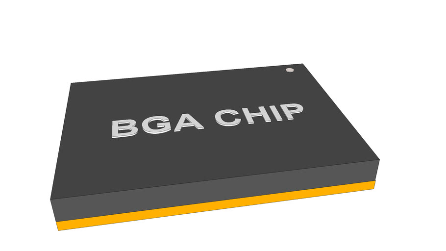 BGA chip | 3D Warehouse
