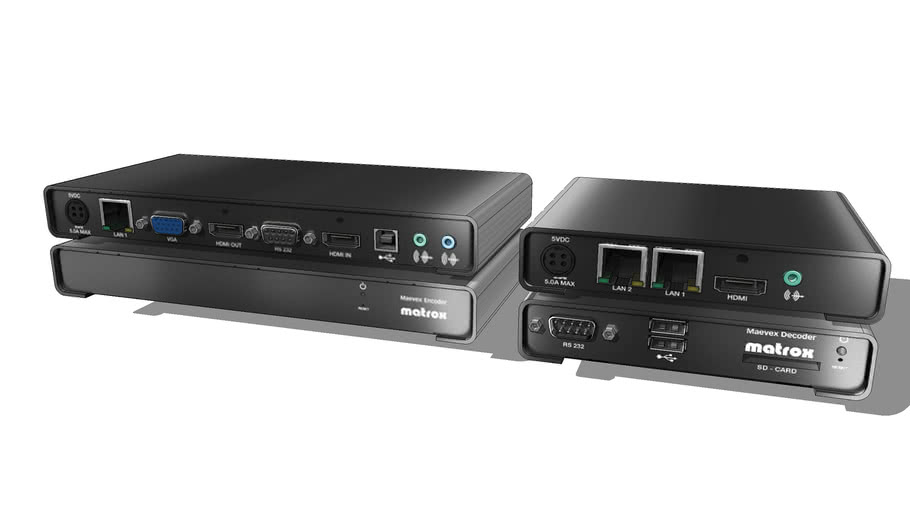 Matrox Maevex H.264 Encoder & Decoder | 3D Warehouse